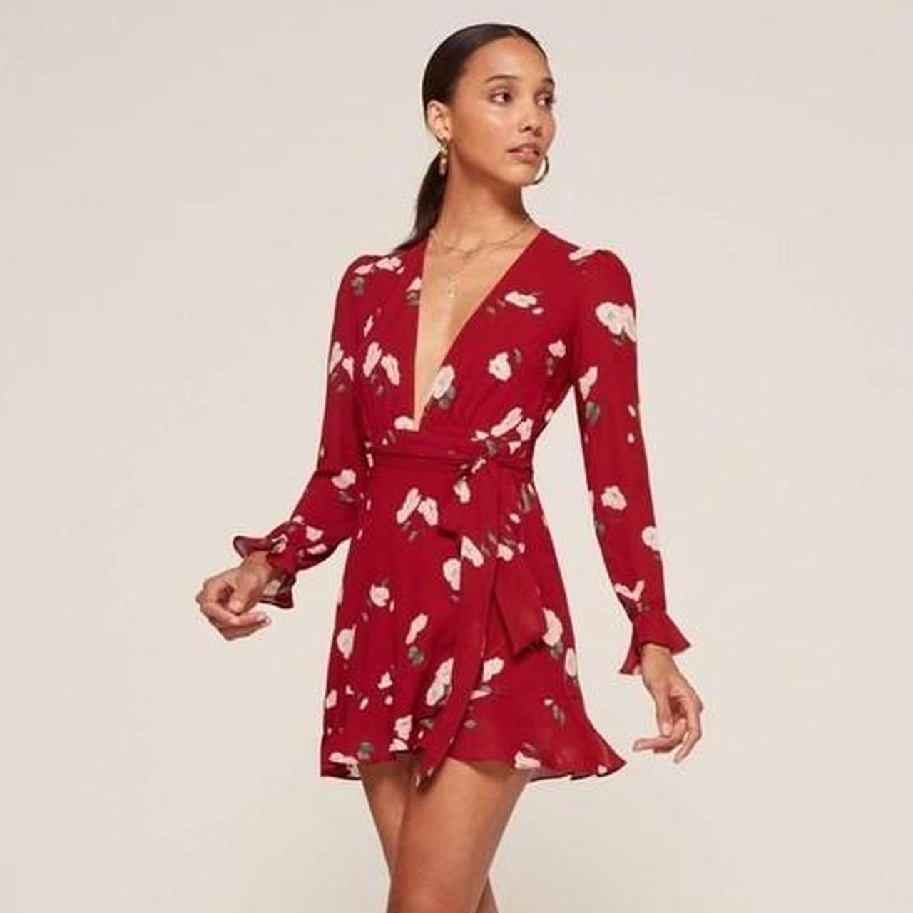 Reformation Whitby dress Beautiful red dress in... - Depop