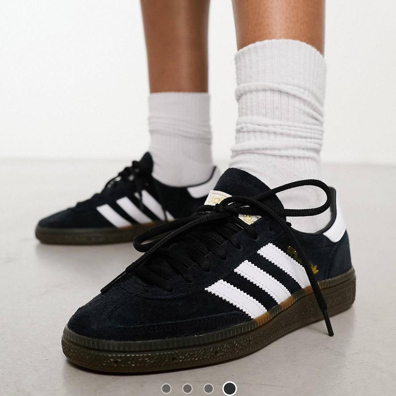 Adidas sambas- good as new worn twice - Depop