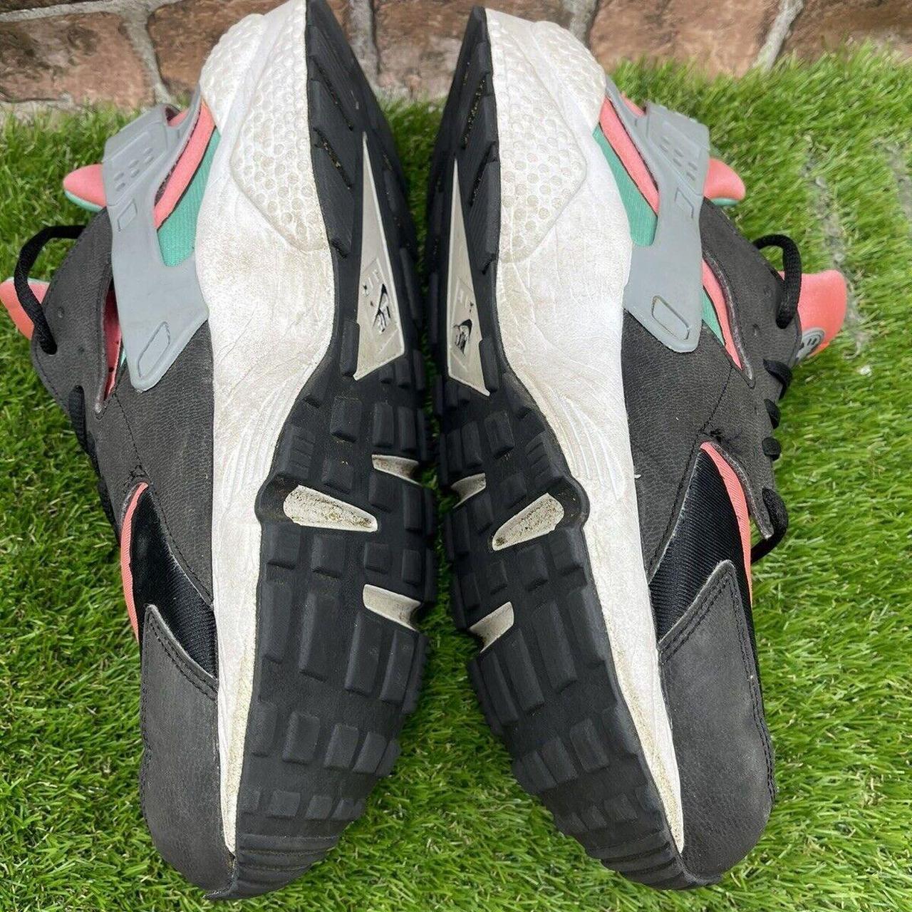 Nike Air Huarache Black Mint & Hot Lava Rare... - Depop