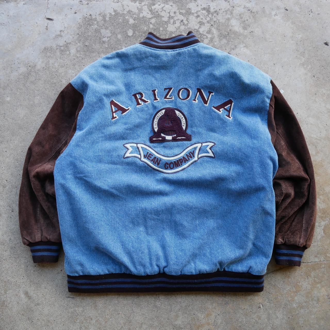 1990s - Vintage Arizona Varsity Jacket Tagged... - Depop