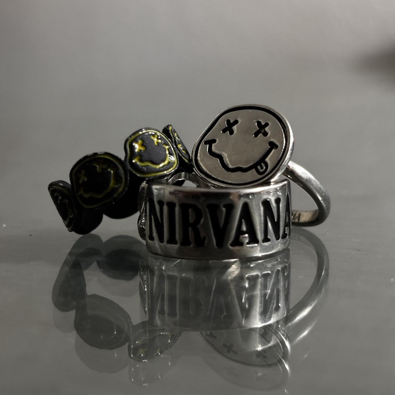 Nirvana rings from Hot Topic Est size: between... | Depop