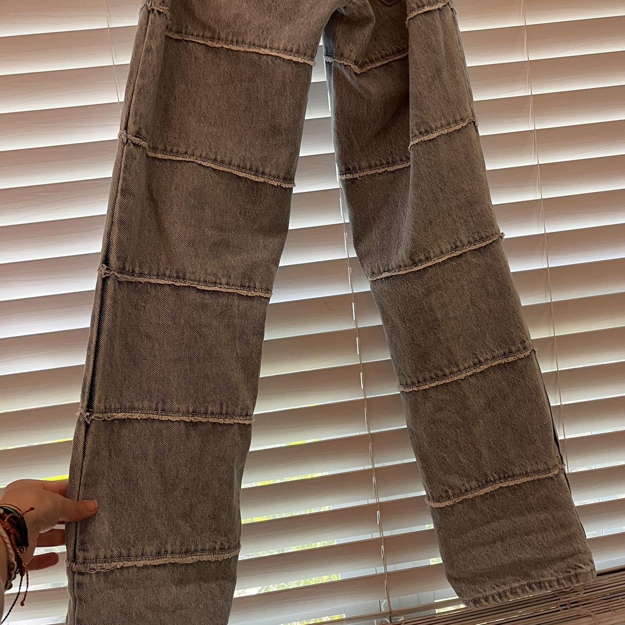 line ripped pacsun low rise jeans - Depop