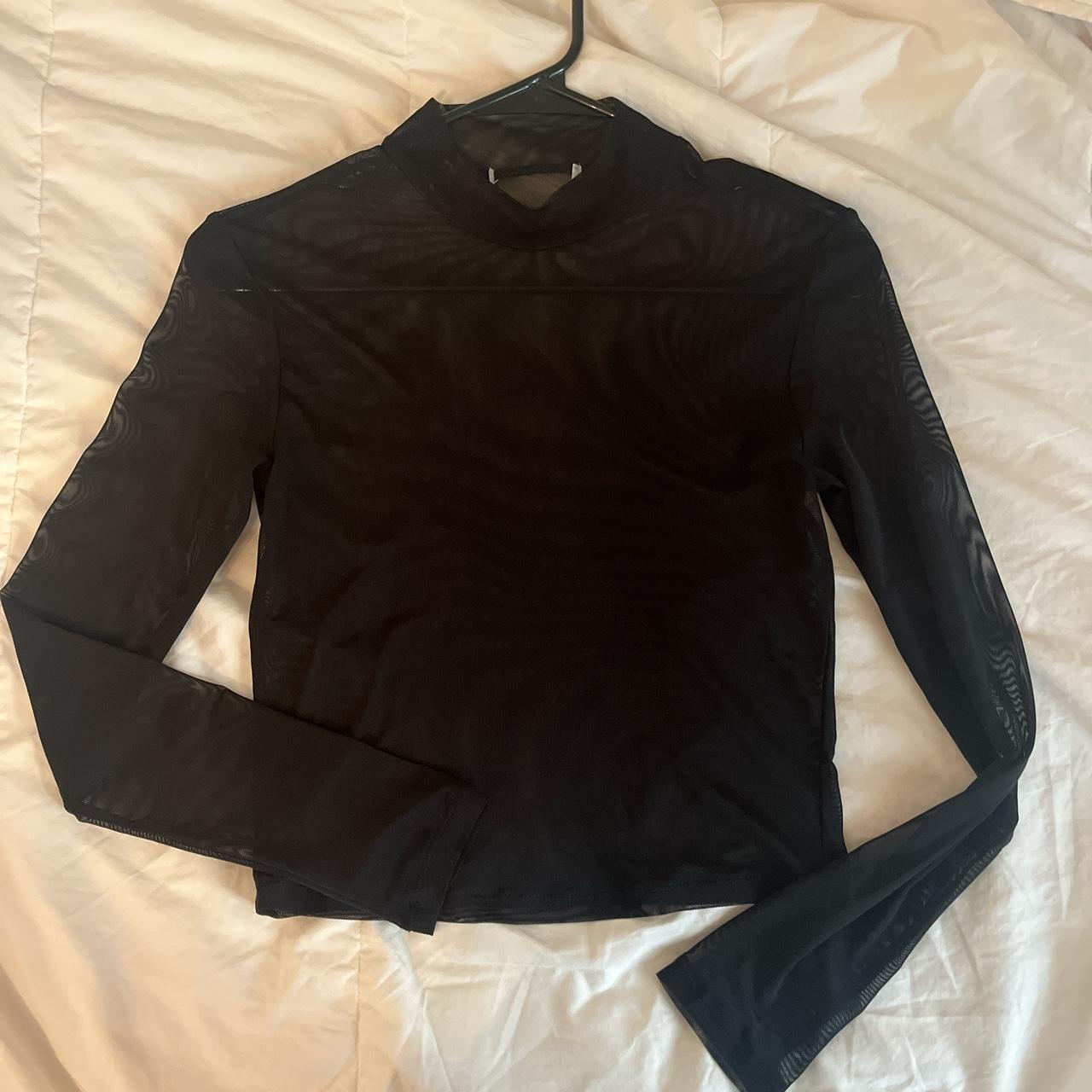 opium/goth style mesh top selling because i dont... - Depop