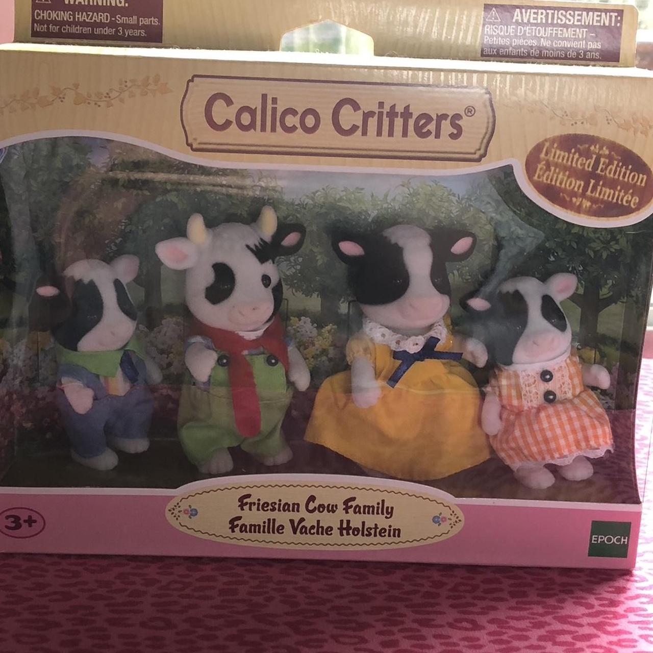Limited edition Friesian Cow Family Calico Critters... - Depop