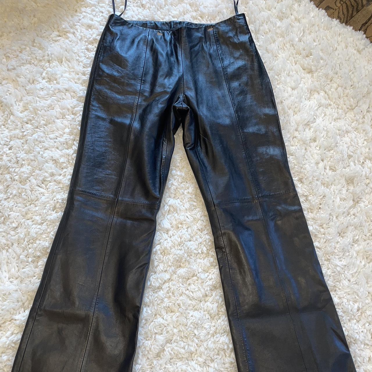 NWT CACHE LEATHER PANTS Made from 100% lamb leather... - Depop