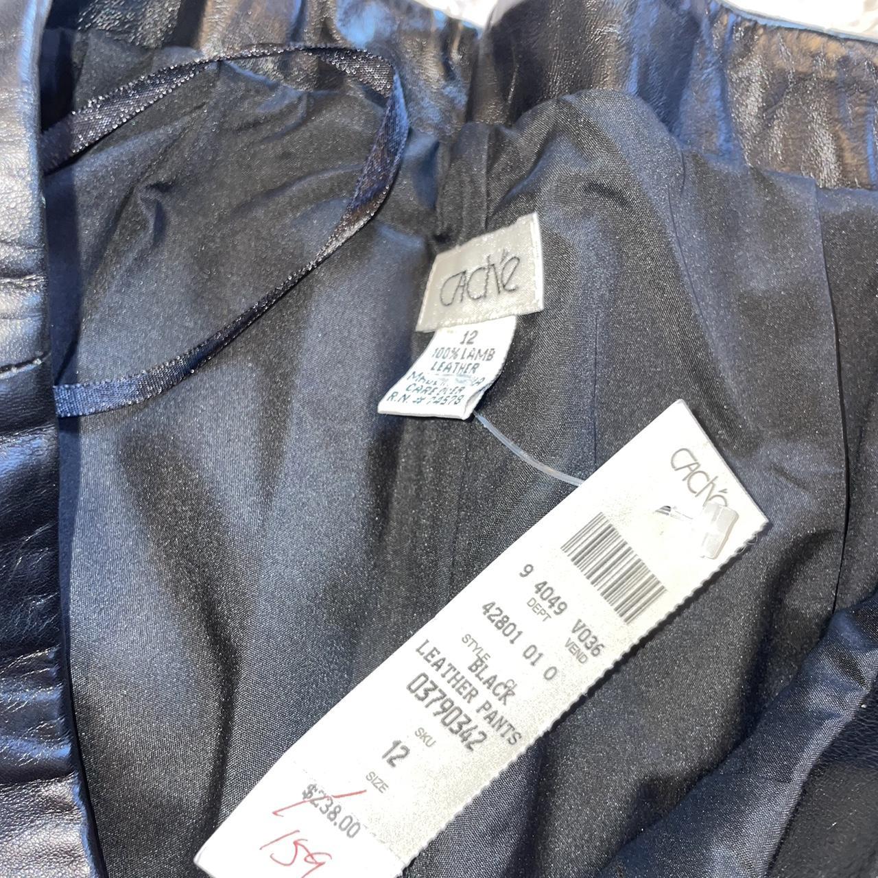 NWT CACHE LEATHER PANTS Made from 100% lamb leather... - Depop