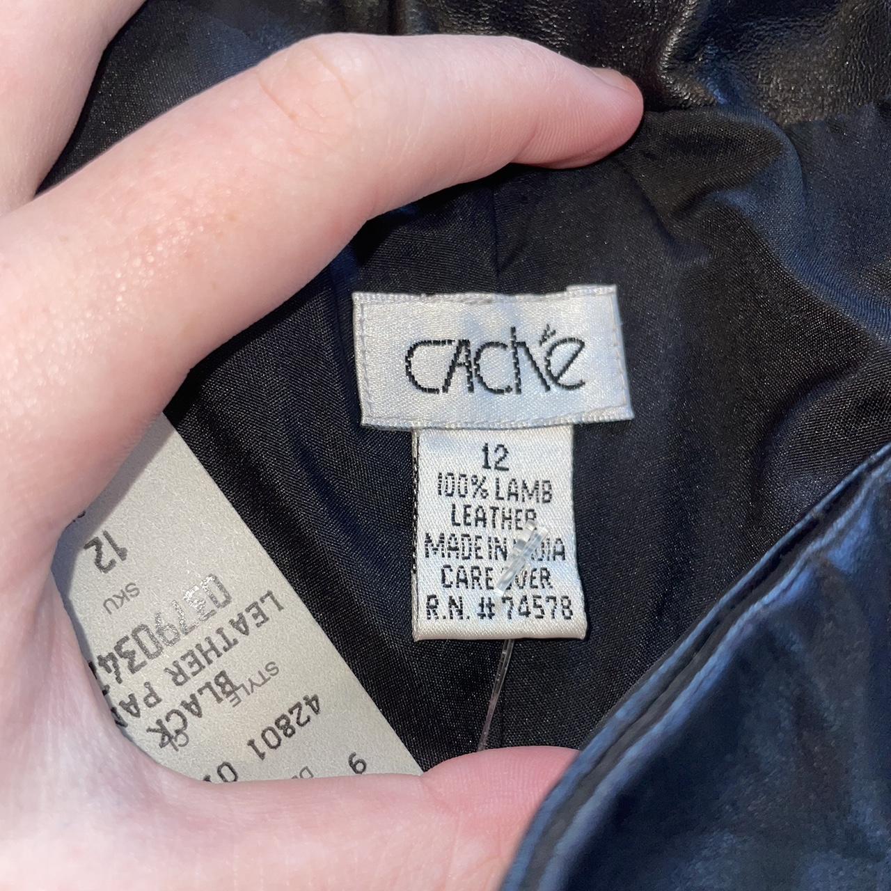 NWT CACHE LEATHER PANTS Made from 100% lamb leather... - Depop