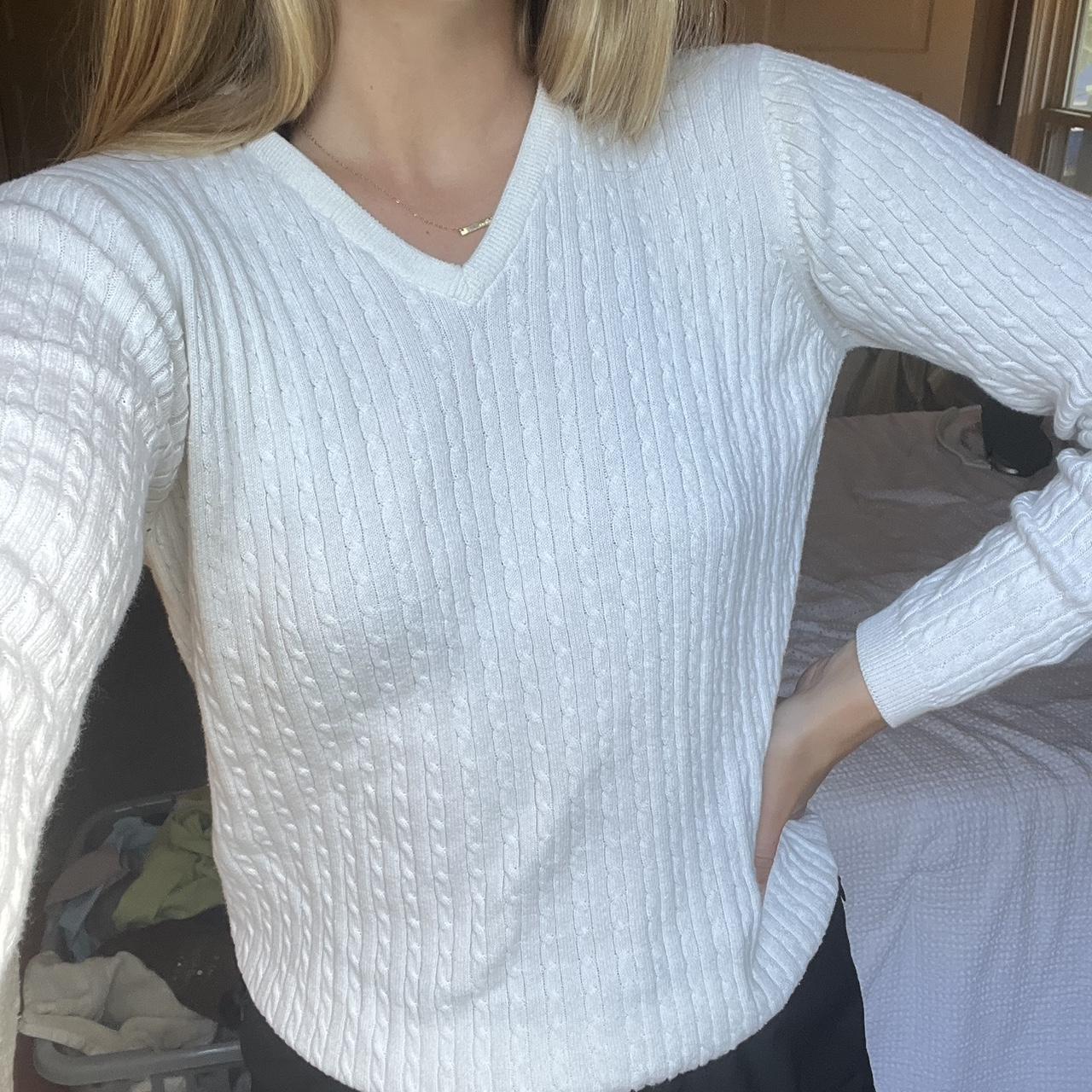 adorable preppy sweater the cutest lightweight... - Depop