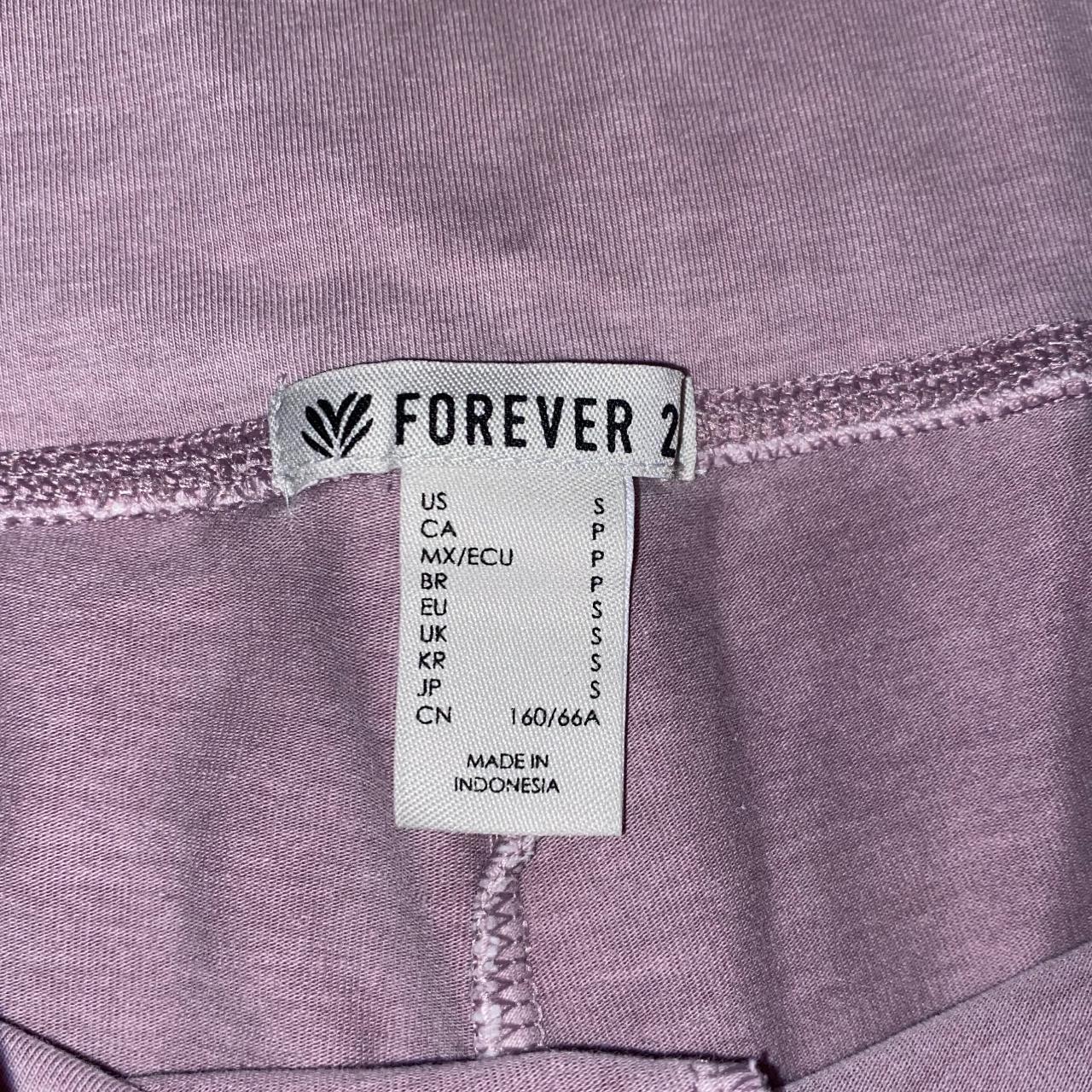 light purple forever 21 biker shorts - Depop