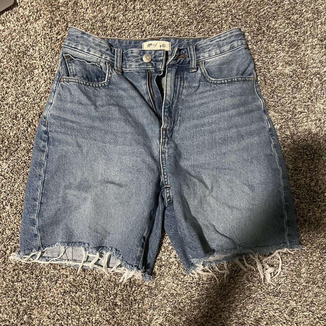 high rise jorts #jorts #denim - Depop