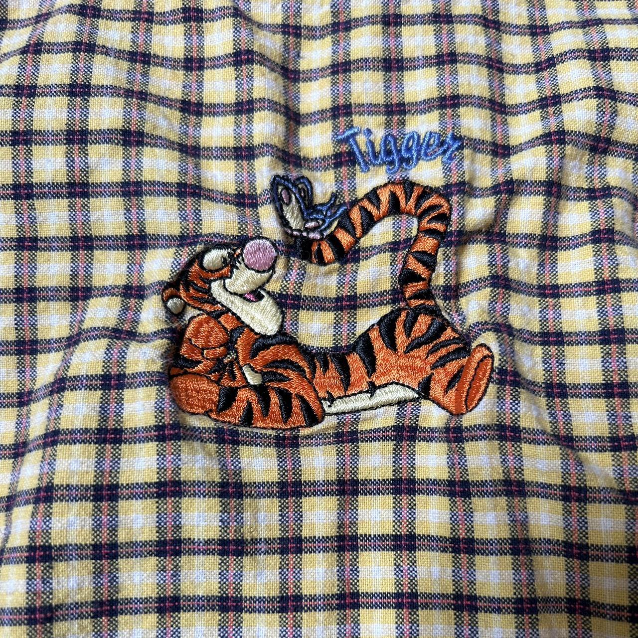 size medium tigger dress buttons up on the side... - Depop