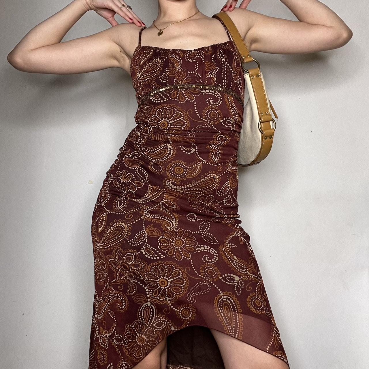 VINTAGE 90s/Y2K RUBY ROX PAISLEY AND FLORAL... - Depop