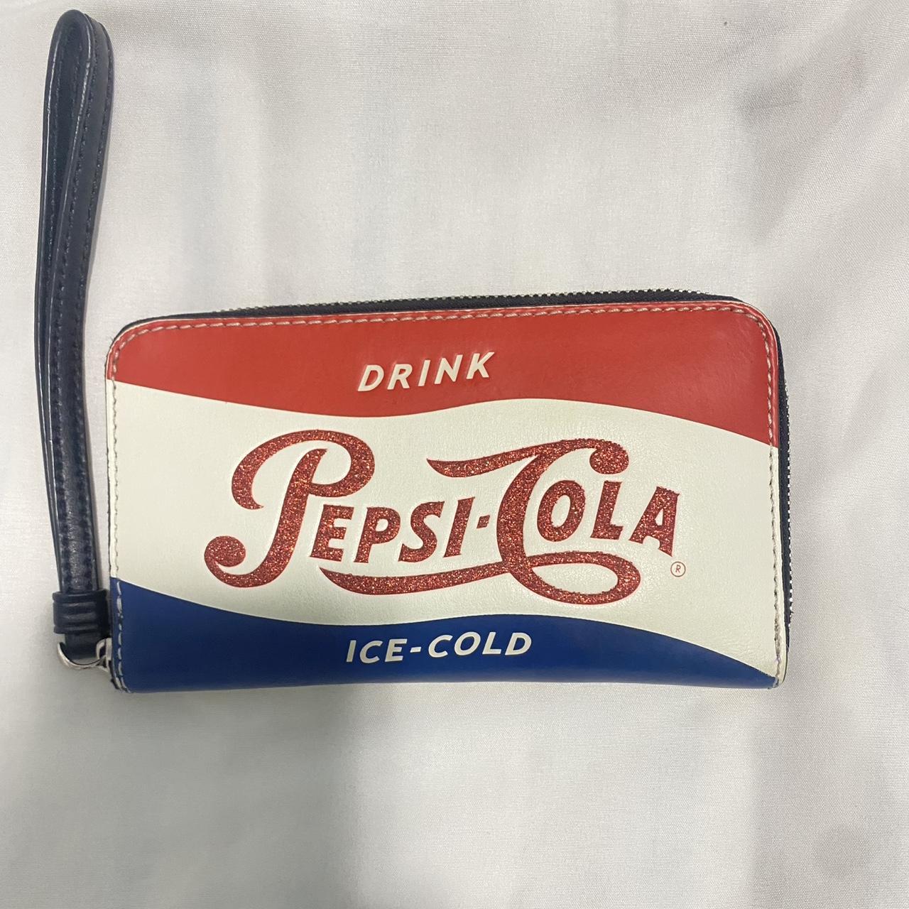 COACH, Pepsi cola red and blue hand wallet Limited... - Depop