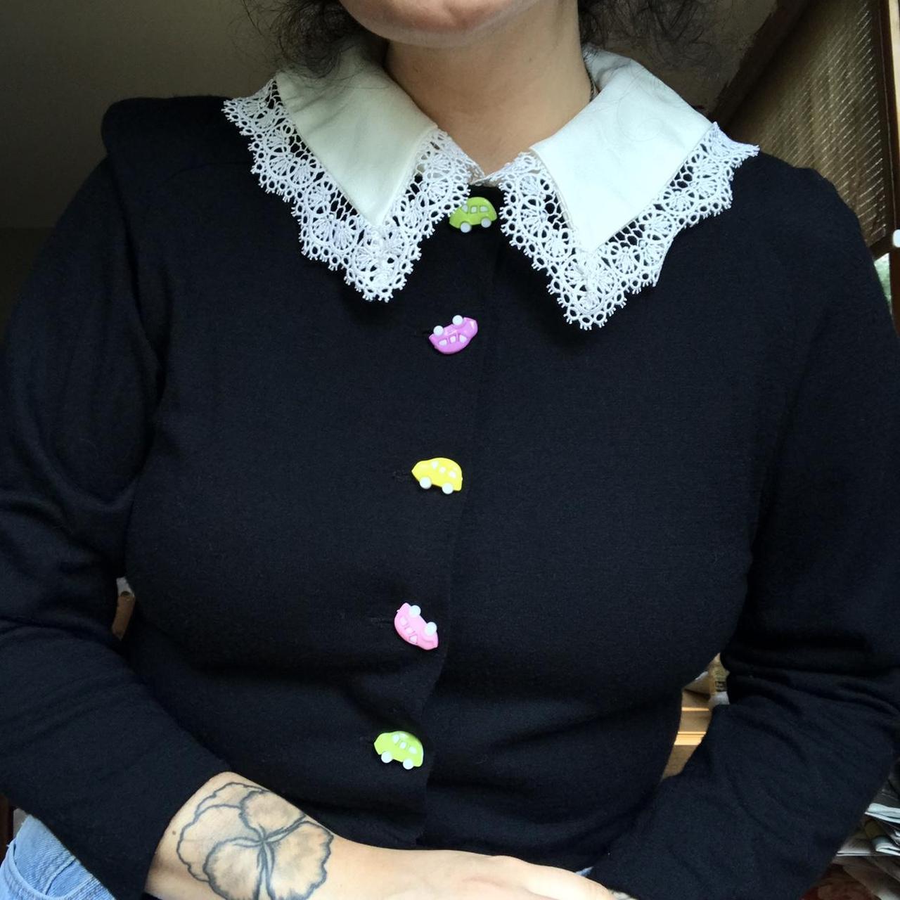 Vintage Joan Sparks for Daniel Barret reworked wool... - Depop