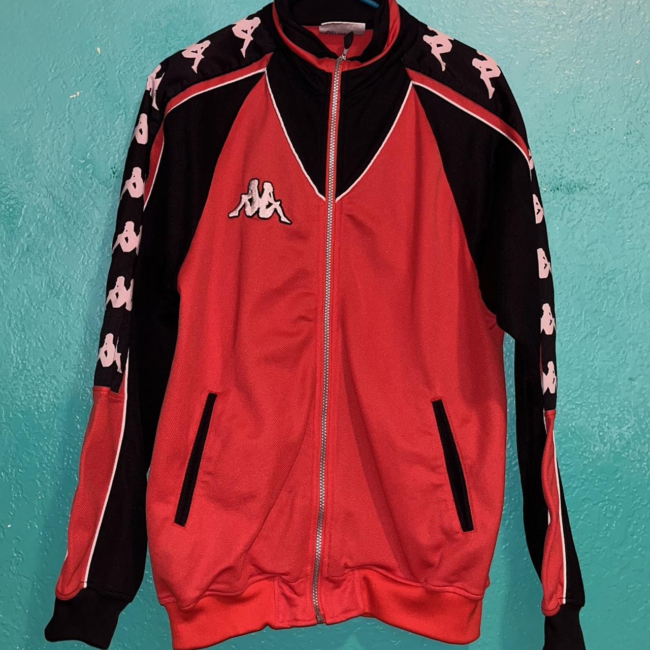 Kappa Zip Up. Great Material. Worn once. Someone... - Depop