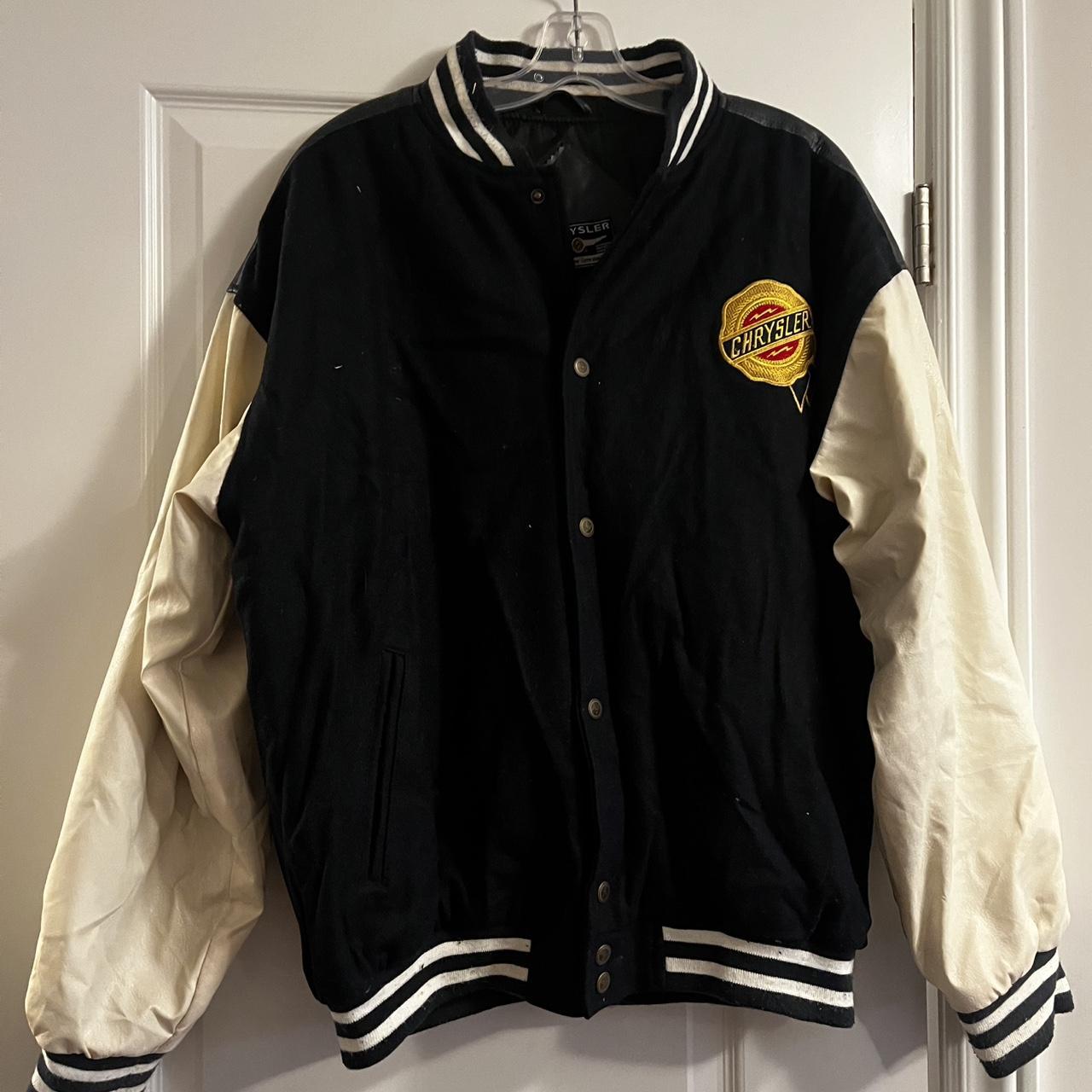 Vintage Men’s Chrysler varsity jacket size L. in... - Depop