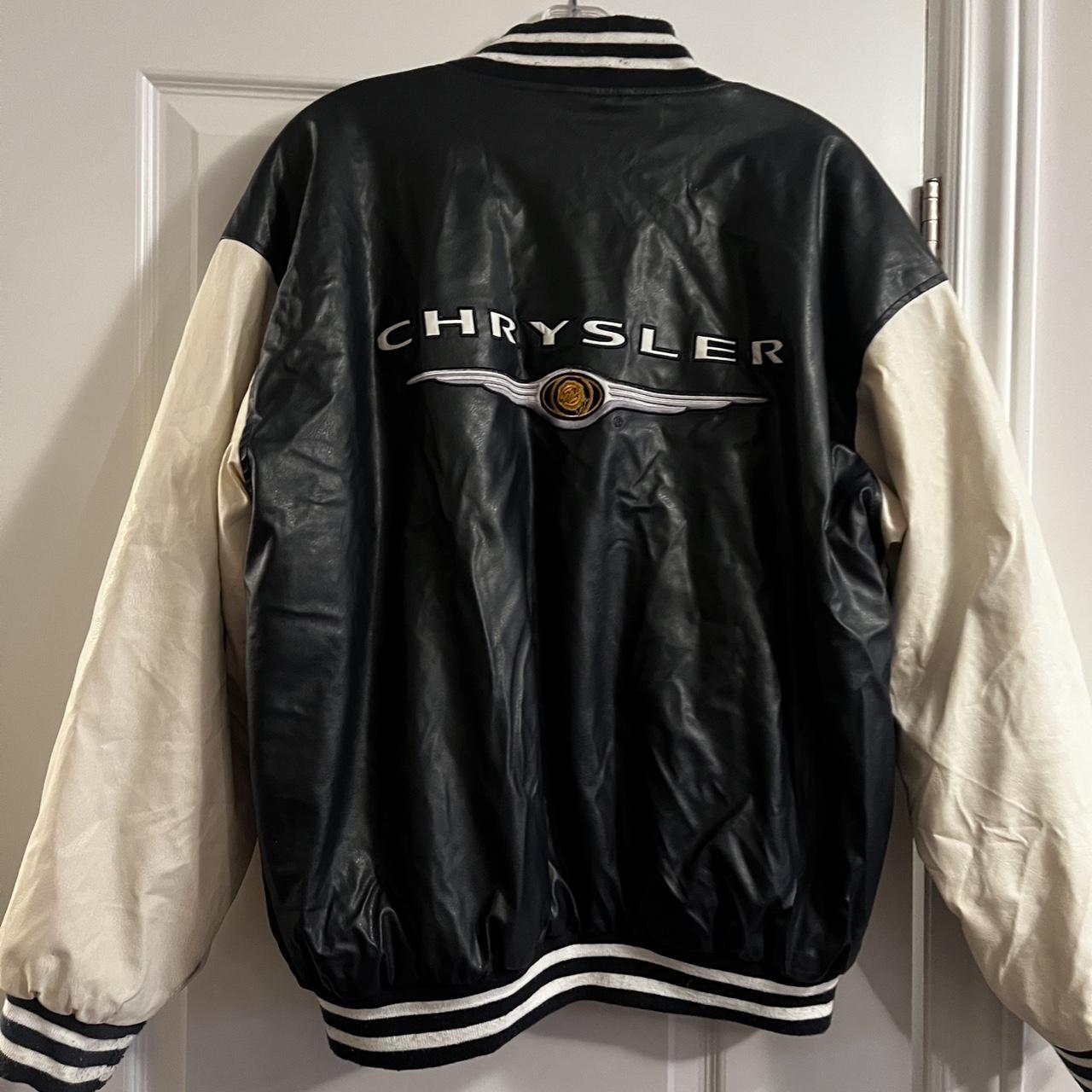 Vintage Men’s Chrysler varsity jacket size L. in... - Depop