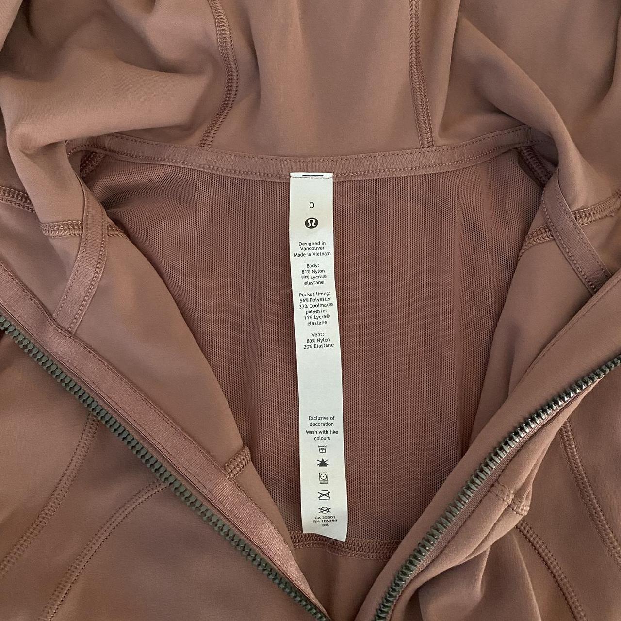 lululemon hooded define jacket size 0 in spiced... - Depop