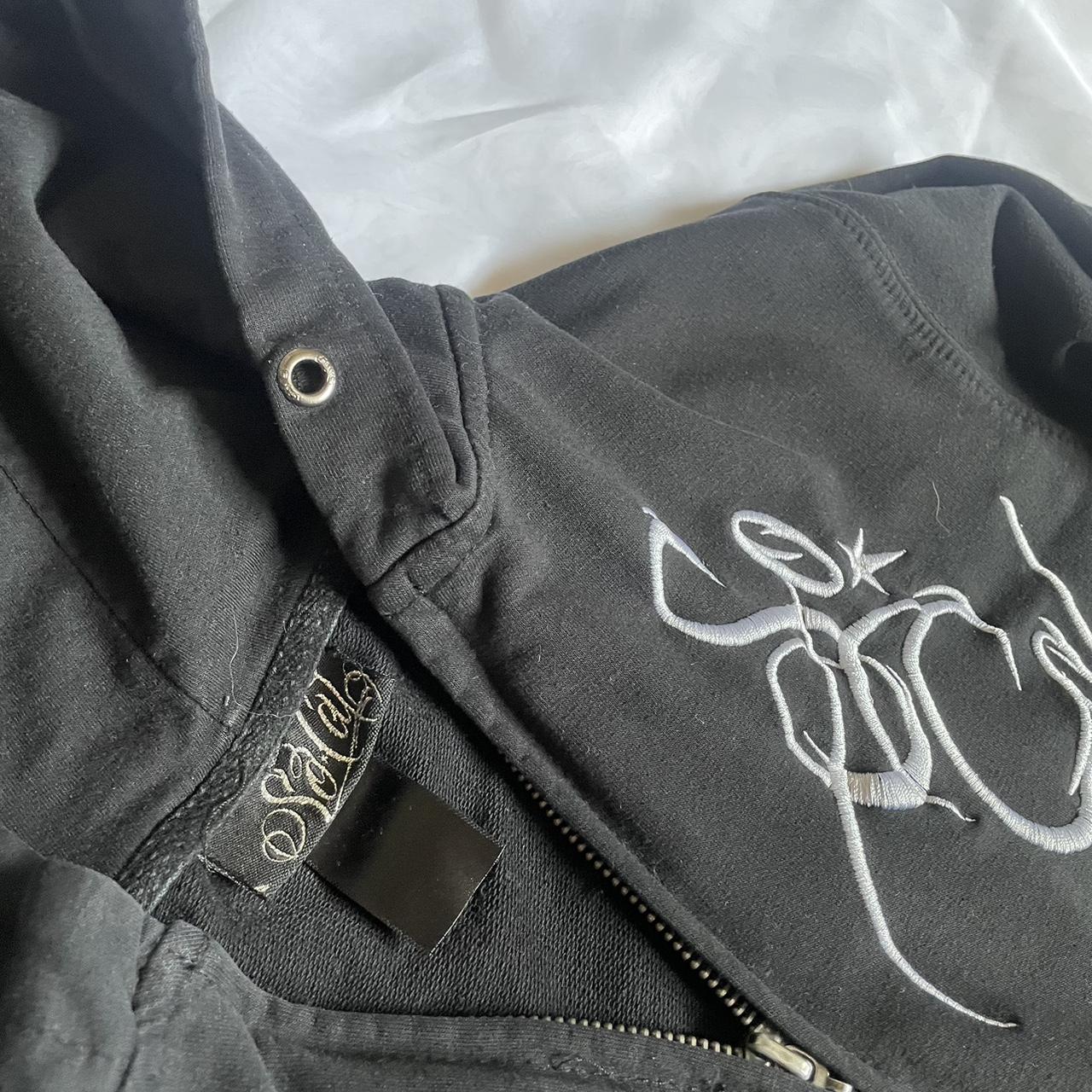 Y2k socal mini zip up with wings on the back #y2k... - Depop