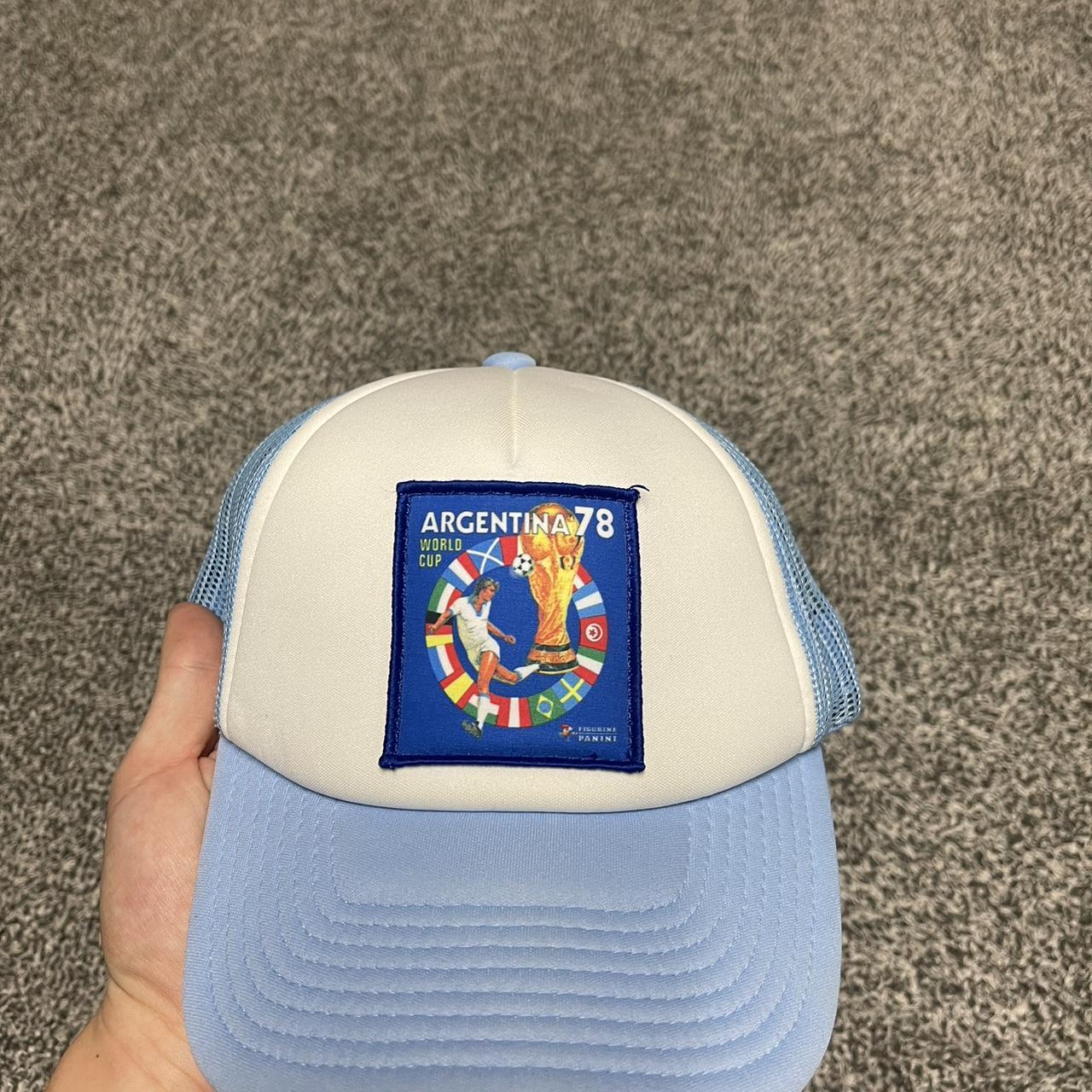 Panini Fifa World Cup Trucker Hat Bought from Urban... - Depop