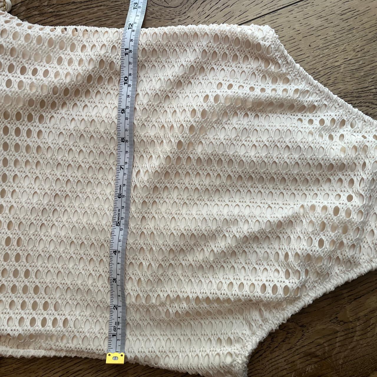 Shade and shore one Piece Natural high leg cheeky... | Depop