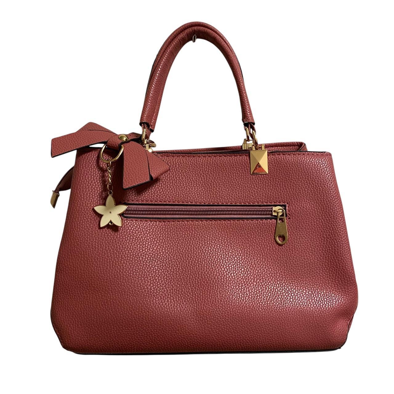 Danbaoly Women's Red burgundy Handbag #leatherbag... | Depop