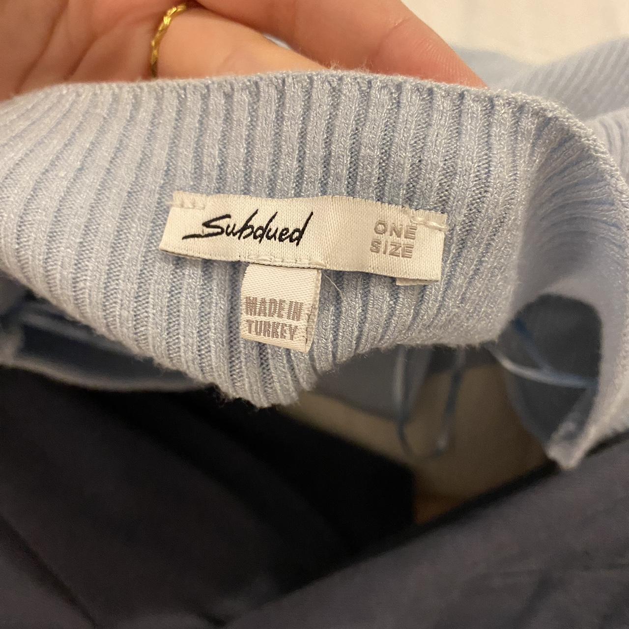 Subdued baby blue tie front cropped cardigan So soft... - Depop