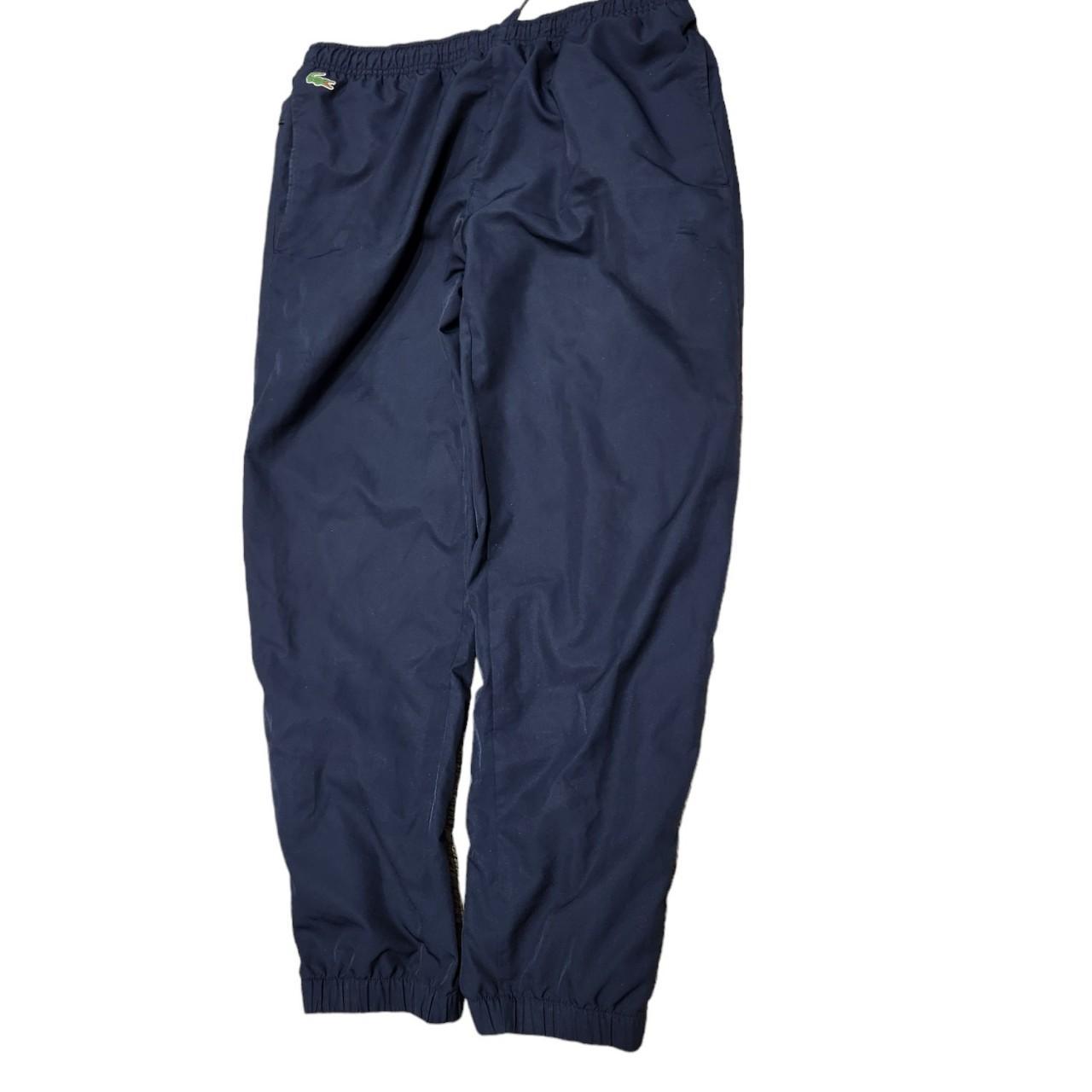 Lacoste Shell tracksuit Navy/white colourway Size... - Depop