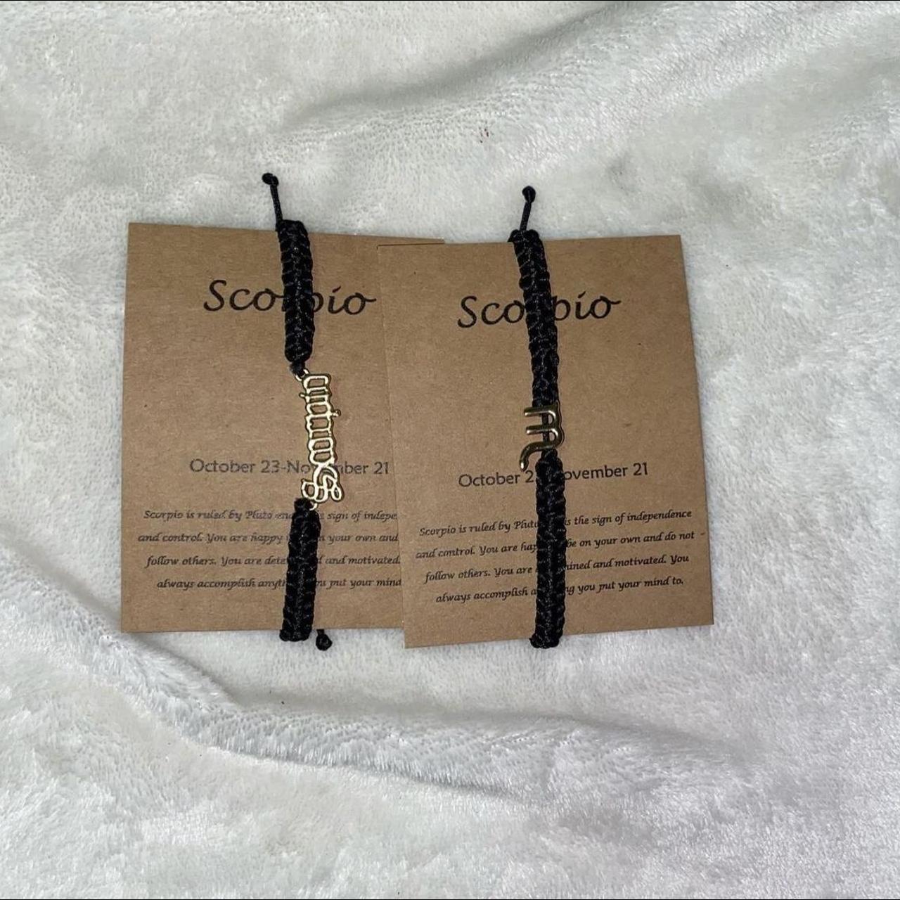 Zodiac sign bracelet Message after purchase for... - Depop