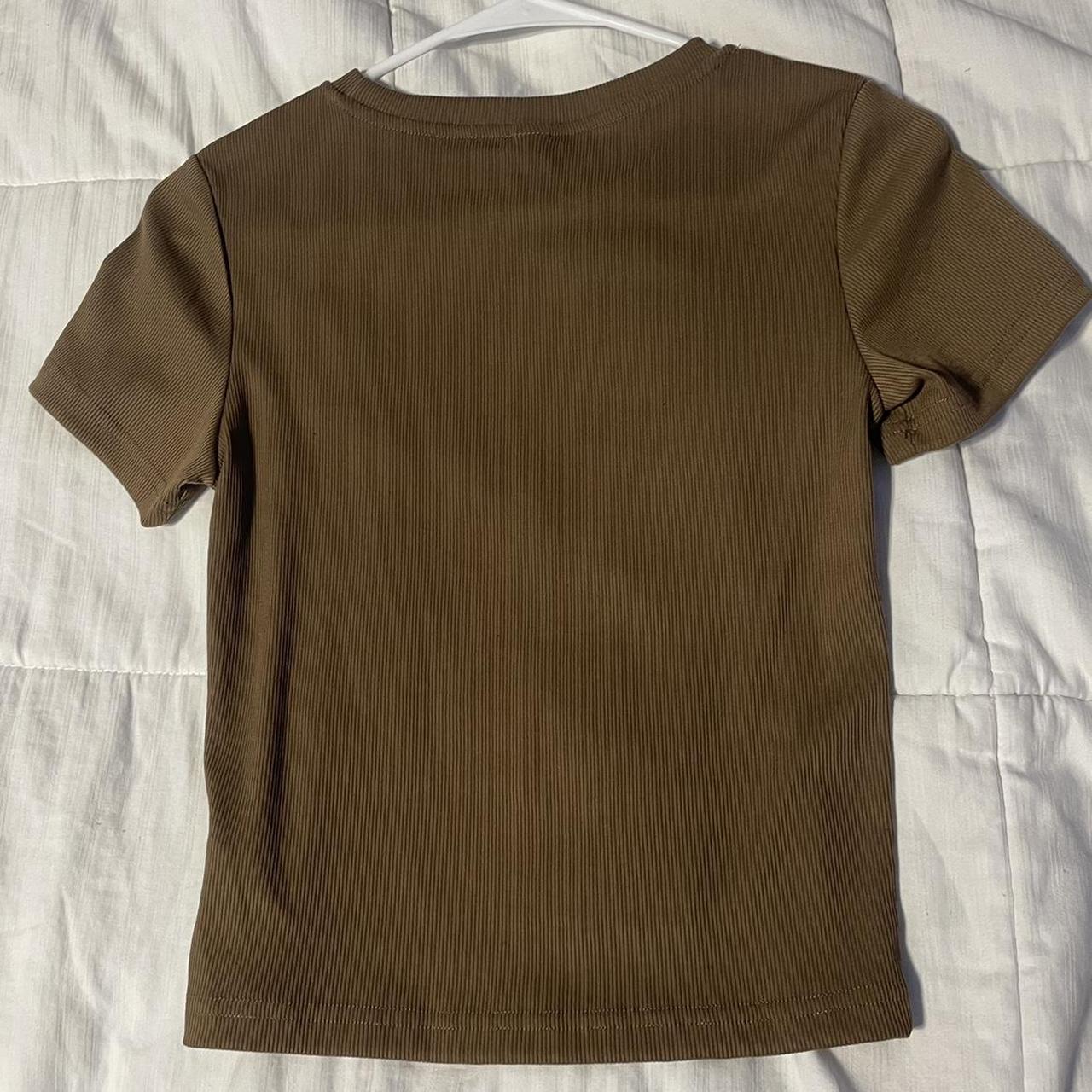 DAZY Women's Brown Shirt | Depop