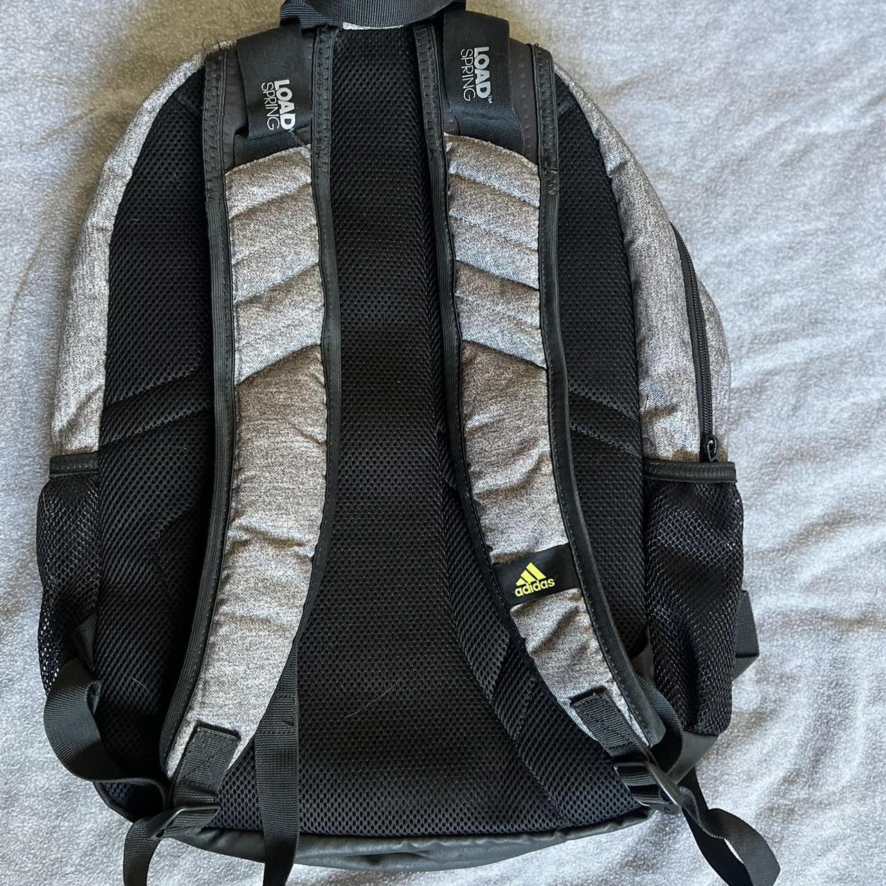 Gray Adidas Backpack This is a gray, green, and... - Depop