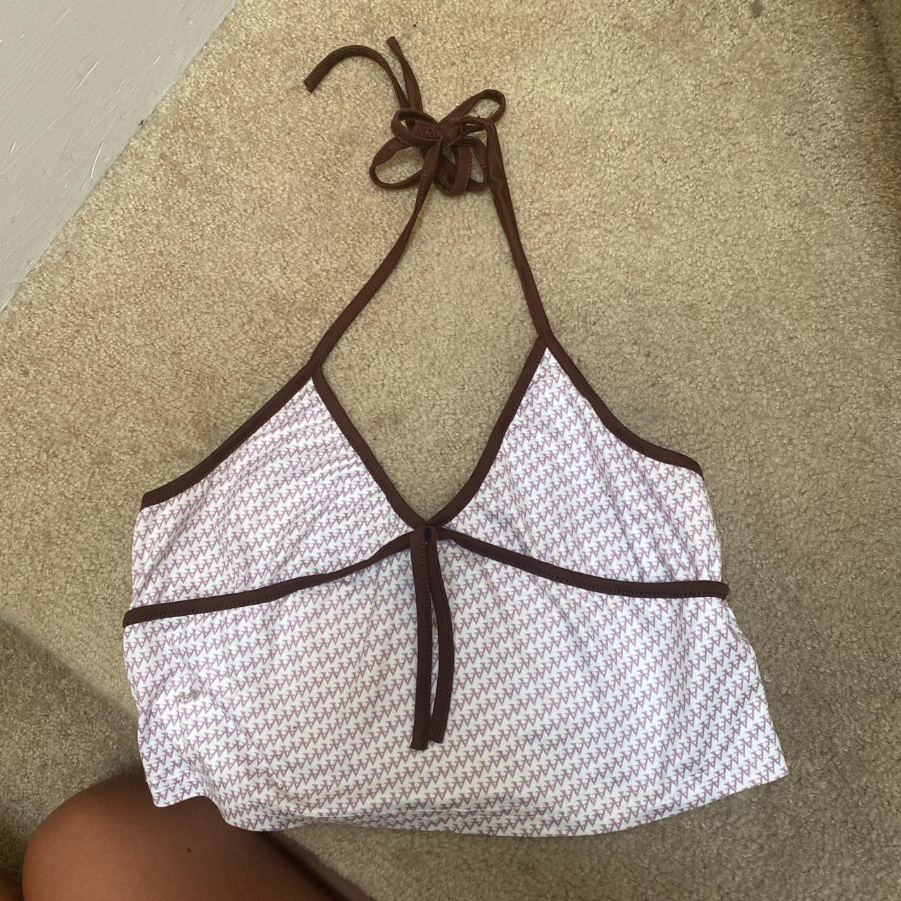 Halter Top Y2k Halter Top Size Small Depop