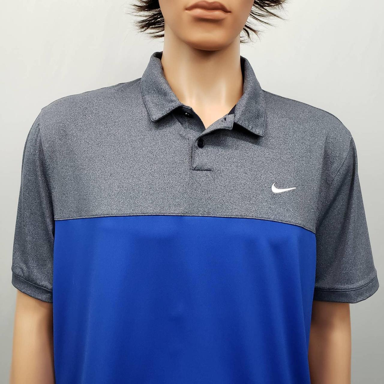 NIKE Golf Men's Victory Color block Polo Shirt... - Depop