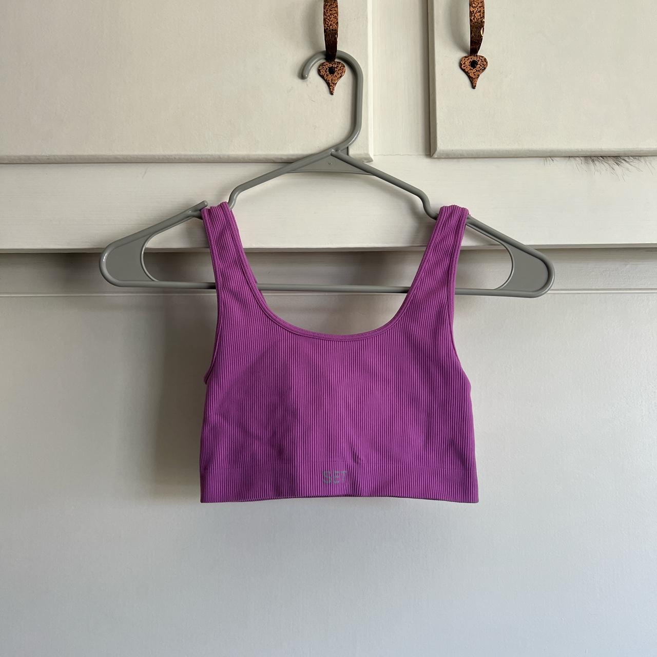set active box bra bright purple xs/s free... - Depop