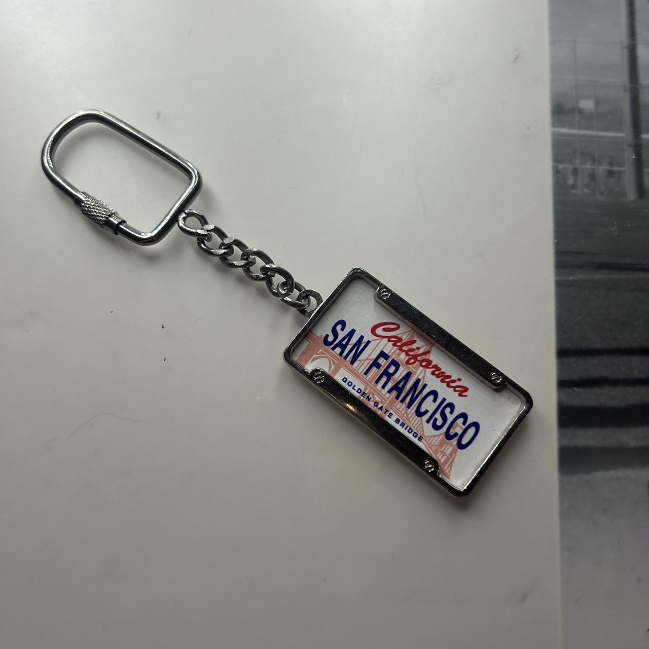 San Francisco license plate keychain - Depop