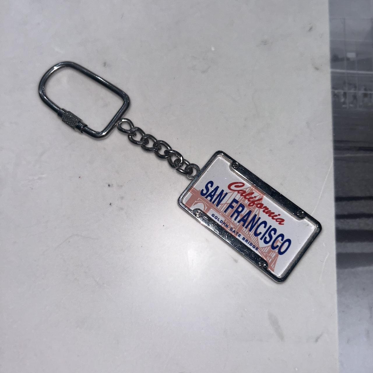 San Francisco license plate keychain - Depop