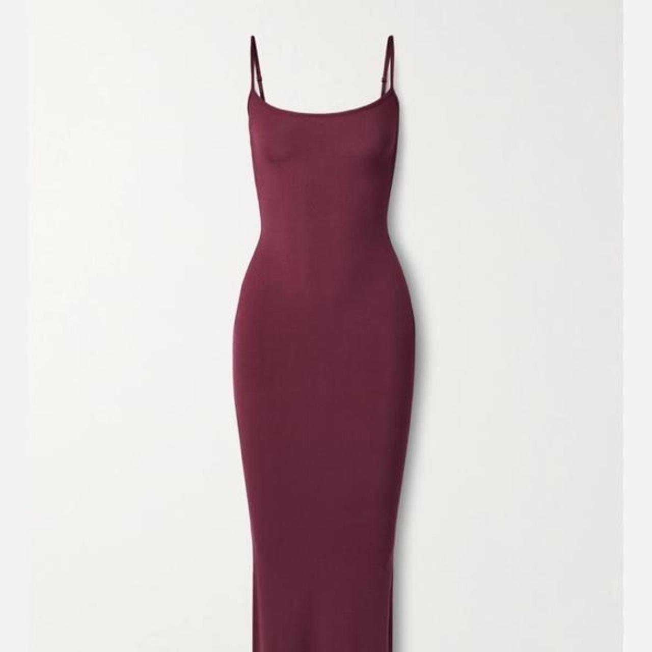 Skims Dress in Wine Size XS Brand new with tags... - Depop