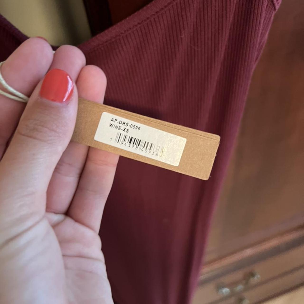 Skims Dress in Wine Size XS Brand new with tags... - Depop