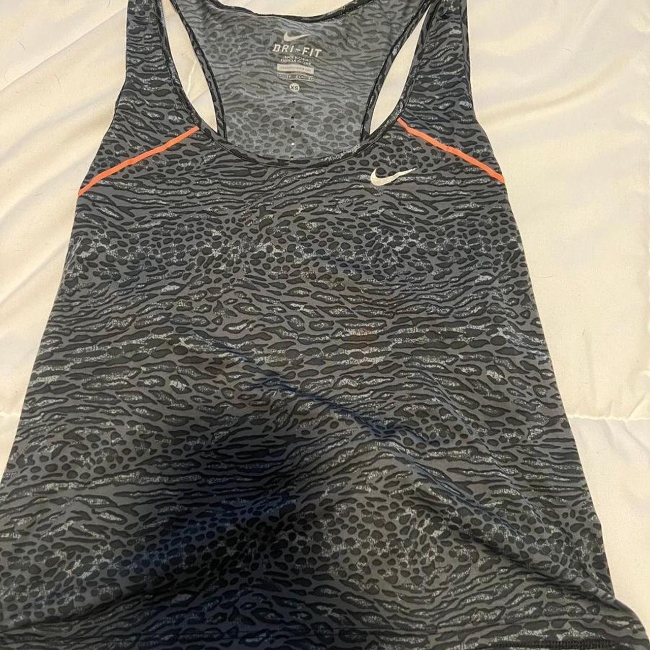 nike racer back dri-fit tank super comfortable a... - Depop