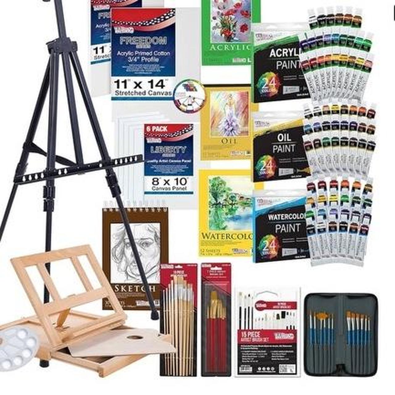 art supplies 133-deluxe ultimate artist painting set... - Depop