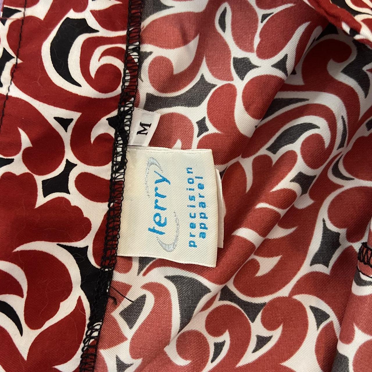 vintage red terry miniskirt size M - Depop