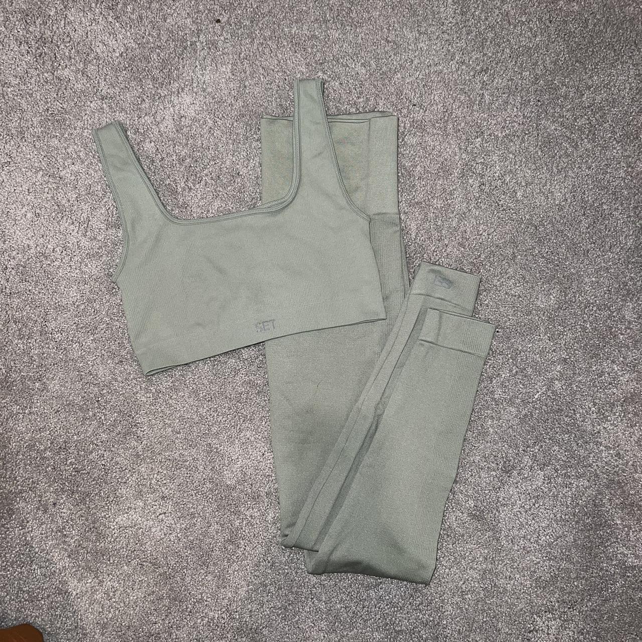 Set Active Matching Set Light green No tags but... - Depop