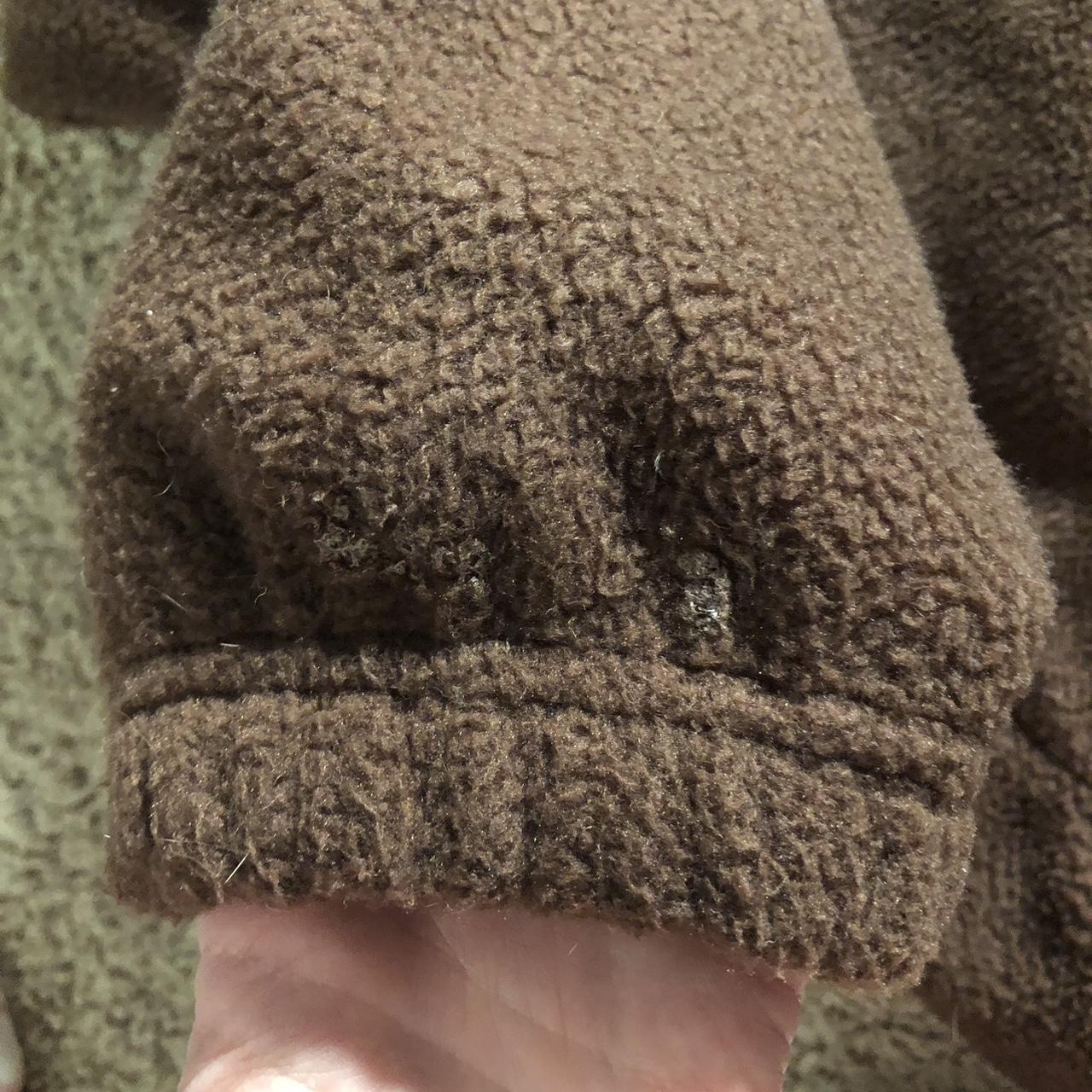 Brown fuzzy cropped jacket! Super cute for the fall... - Depop