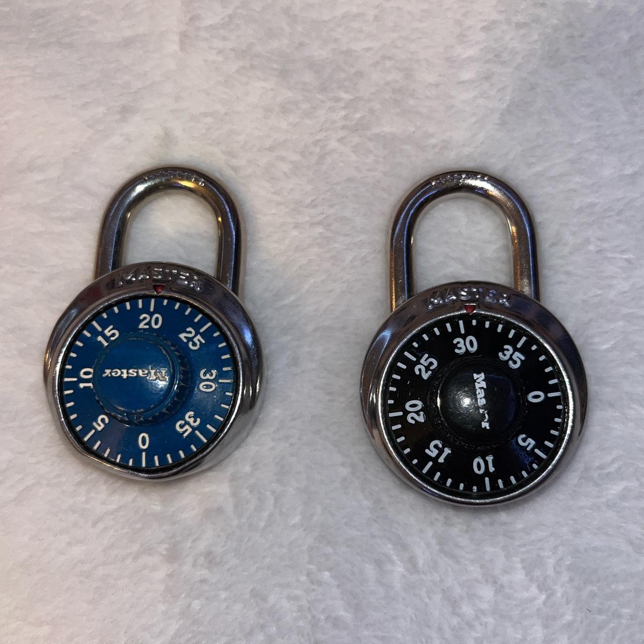 2 MASTER LOCKS NO KEY OR COMBO SELLING BOTH TOGETHER - Depop