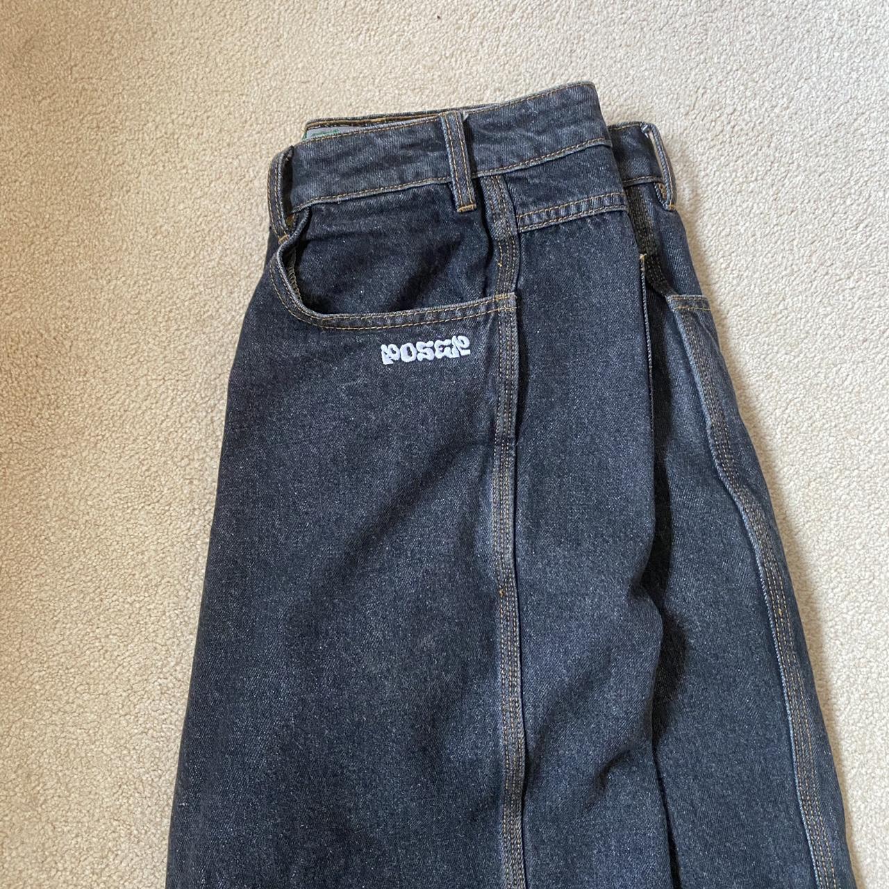 Poser Skunked Baggy Jeans Size Medium Used but... | Depop