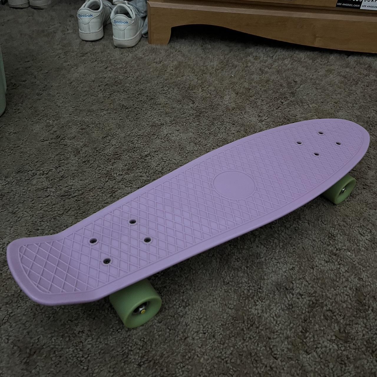 purple penny board - originally $100 bought on... - Depop
