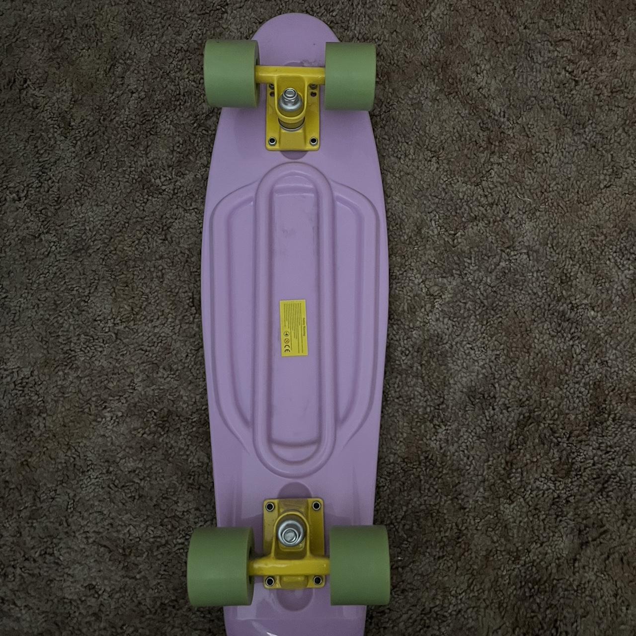 purple penny board - originally $100 bought on... - Depop