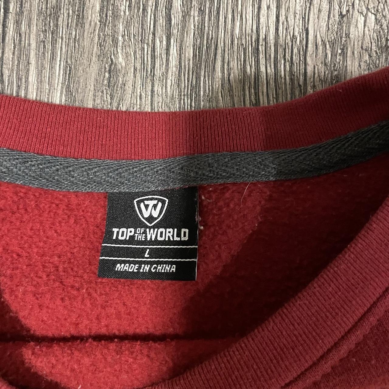 Iowa State Cardinals Crewneck -deep red and yellow... - Depop