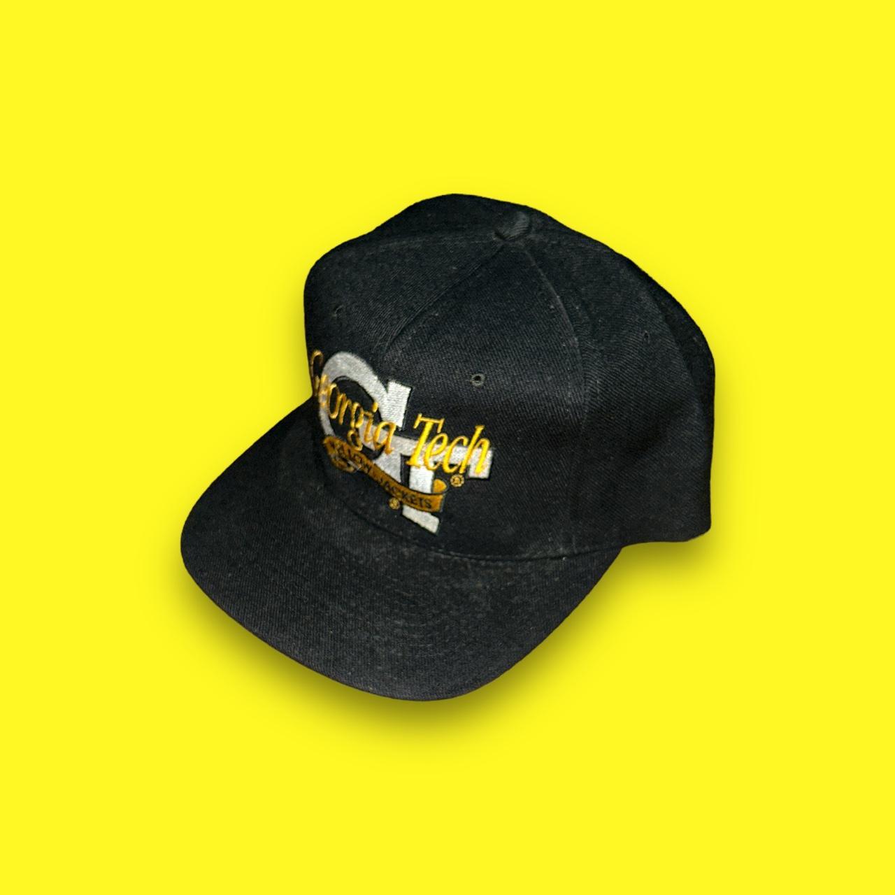 Vintage Georgia Tech yellow jackets snapback hat... - Depop