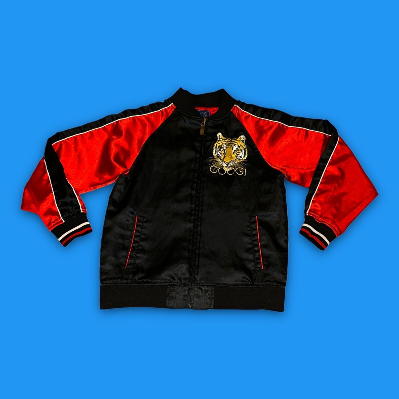 Vintage COOGI bengal tiger bomber jacket Era: Y2K... - Depop